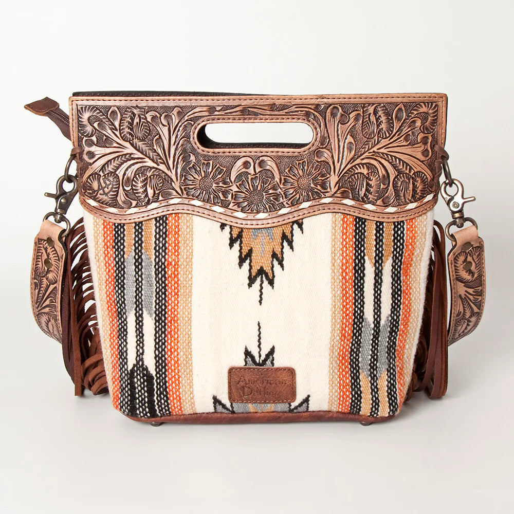 Leather & Saddle Blanket Crossbody – BELLISSIMA HANDBAGS