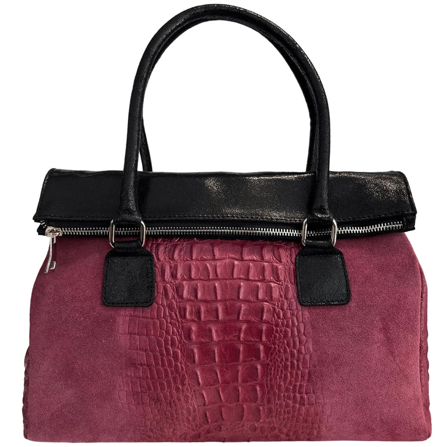 Italian Leather Handbag with Shoulder Strap – Cloe | Modarno | Made in ...