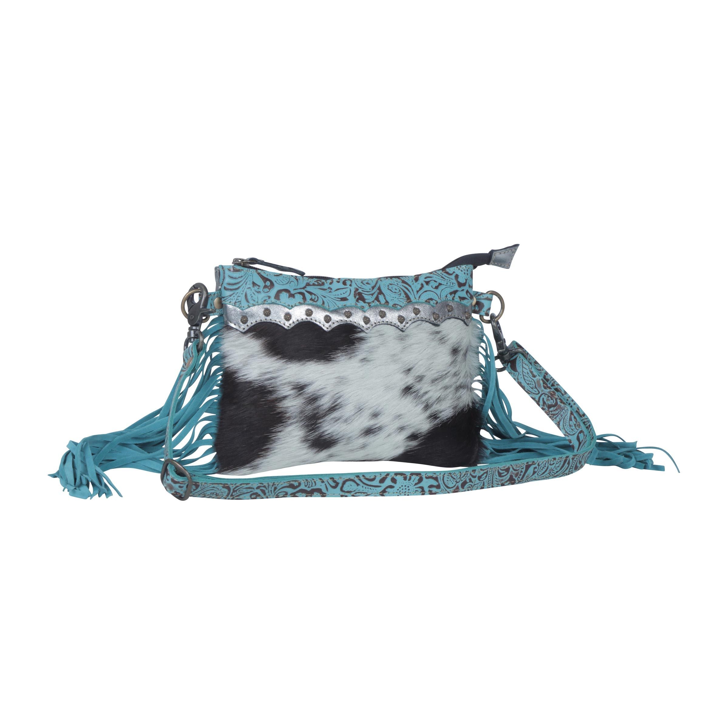 Leather Fringe Crossbody-Azure – BELLISSIMA HANDBAGS